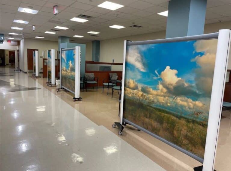 Rolascreen | Portable Hospital Screens & Privacy Room Dividers